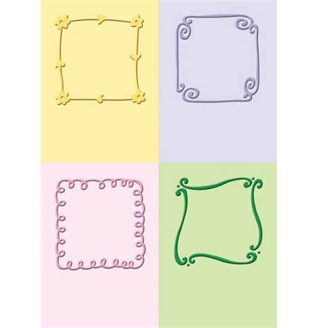 Cutting Edge Crafts Cuttlebug® Embossing Folders Cuttlebug® Embossing Folder Mini Set