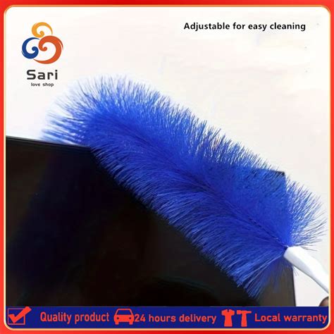 Sari Multifunction Useful Flexible Fan Dusting Brush Microfiber Duster