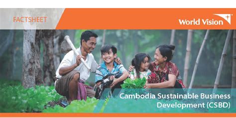 Cambodia Sustainable Business Development Csbd Cambodia World