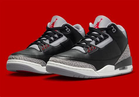 Air Jordan 3 Black Cement Restock 2025