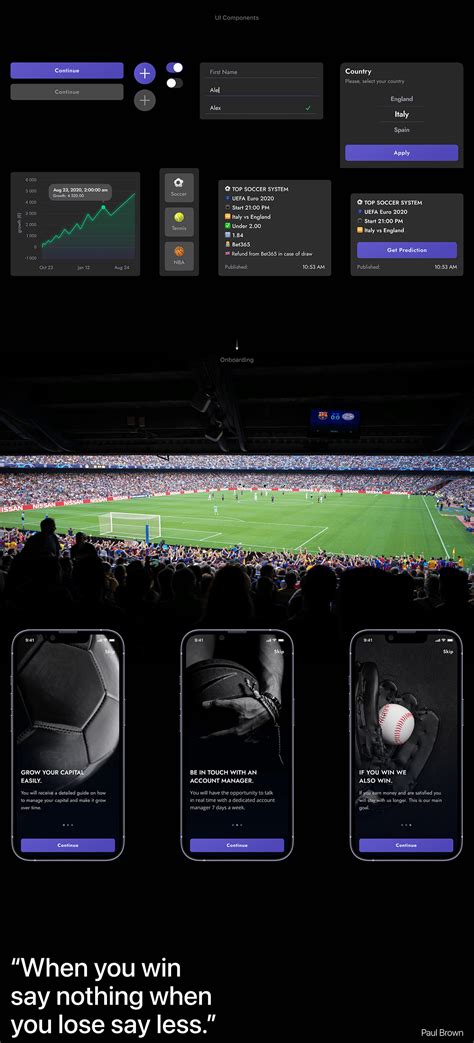 Winbet Mobile App On Behance