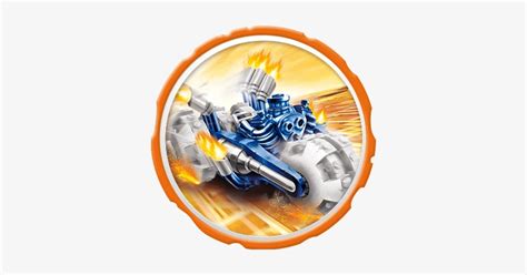 Power Blue Gold Rusher Icon Activision Skylanders Super Chargers