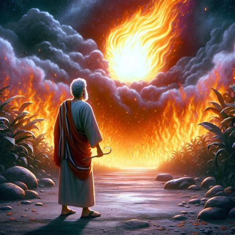 What Does Exodus 3 4 Mean Bible Art