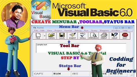 Vb 6 0 Standard Toolbar Create In Vb6 0 Youtube