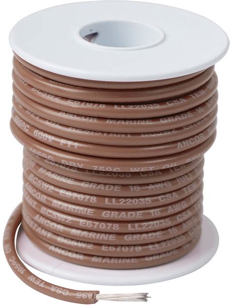 Ancor 14 Awg Tinned Copper Wire Tan 500ft Tackledirect