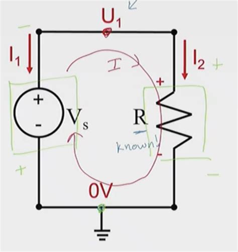 Circuit Analysis Does Passive Sign Convention Not Have To Follow A Loop Electrical