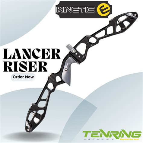 Kinetic Lancer Riser 25″recurve Bow Tenring Archery