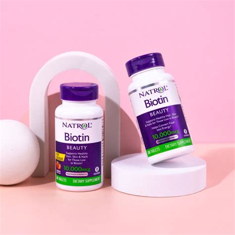 Natrol Biotin Beauty Healthy Hair Skin And Nails 10000 5000 Or 1000 Mcg