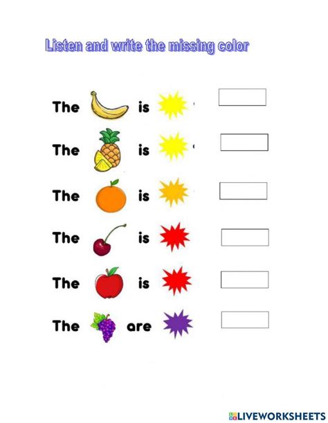 Listen Write And Speak Activity Online Exercise For Live Worksheets