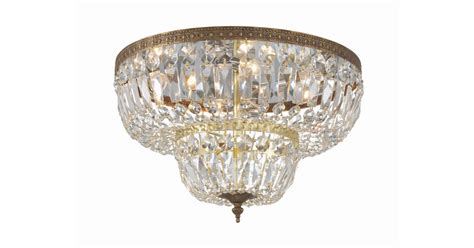Crystorama Lighting Group 718 Ob Cl Saq Ceiling Mount 4 Light 18 Wide