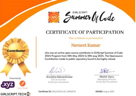 Opensource Girlscript Gssoc Coding Techjourney Summerofcode