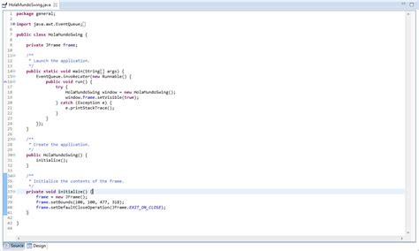 Hola Mundo Con Swing Y Eclipse •