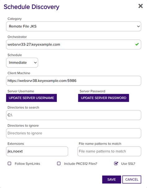 Certificate Store Discovery