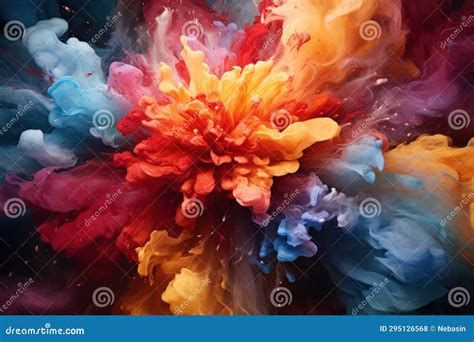 A Vibrant Explosion Of Colors Creating A Lively And Diverse Background