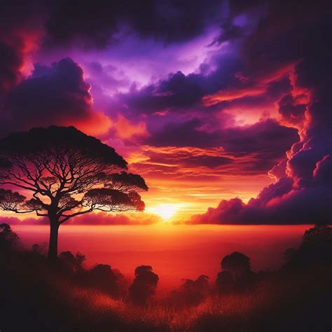 Download Tree Sunset Sun Royalty Free Stock Illustration Image Pixabay