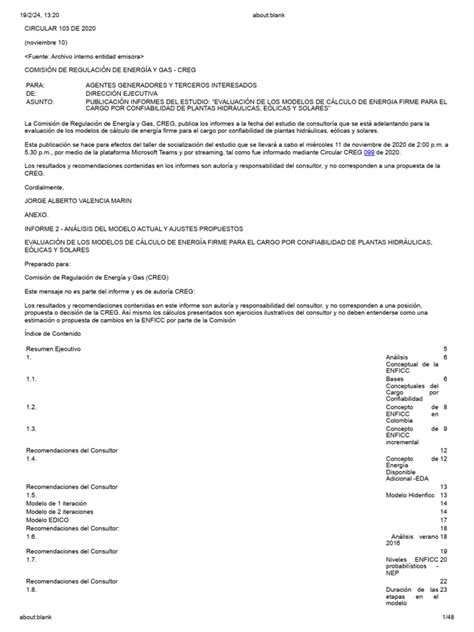 Creg Pdf Mercado Economía Ecuaciones