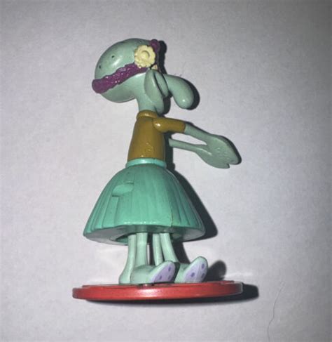 Viacom Spongebob Squidward Hula Dancing Action Figure Figurine Toy Rare