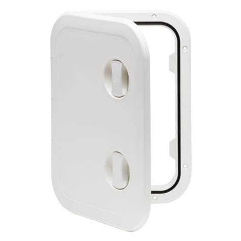Rectangular Hatch White 440 X 315 4boats