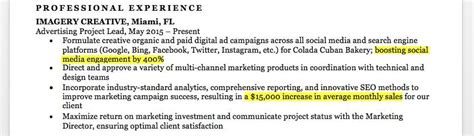 Marketing Resume Sample And Writing Tips Resume Companion