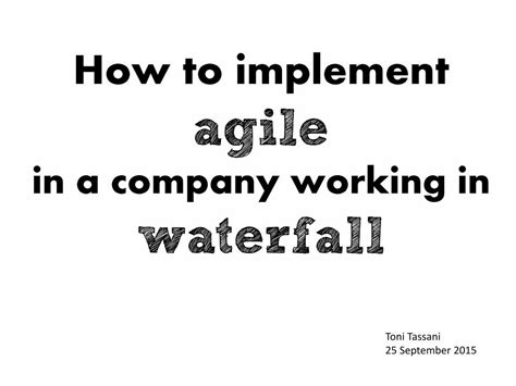 Pdf How To Implement Agile Dokumentips
