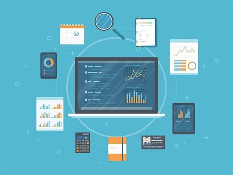 Premium Vector Data Analysis Analytics Auditing Research Web And