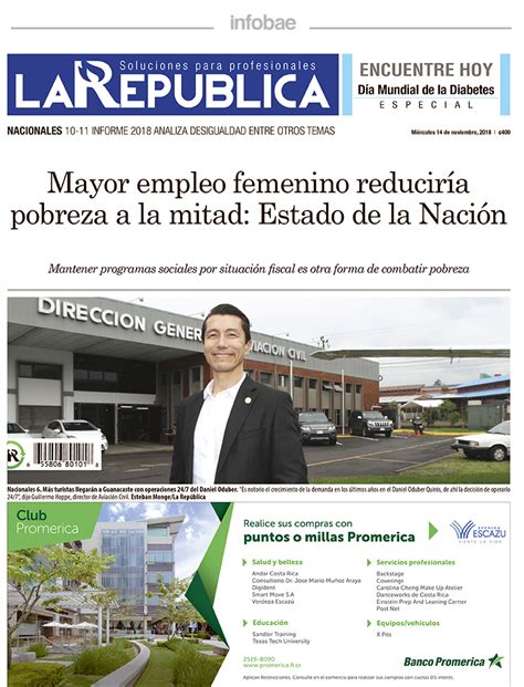 La República Costa Rica Miércoles 14 De Noviembre De 2018 Infobae