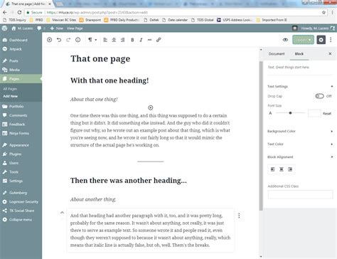 Paragraph Spacing · Issue 3986 · Wordpressgutenberg · Github