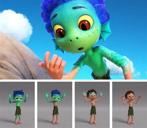 Five Fascinating Facts About The Making Of Pixars Luca Pixar Post Disney Art Character