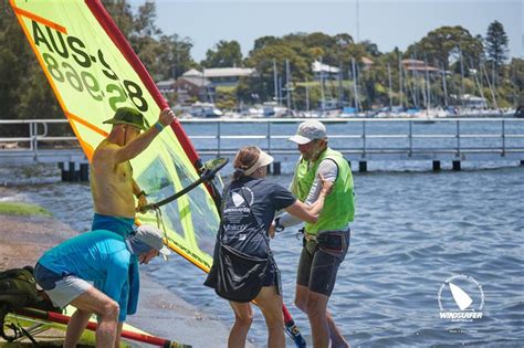 Andrew Dolly Divola At The 2025 Vaikobi Windsurfer Class Australian Nationals