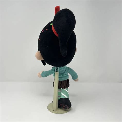 Disney Store Wreck It Ralph 14” Vanellope Von Schweetz Glitch Plush