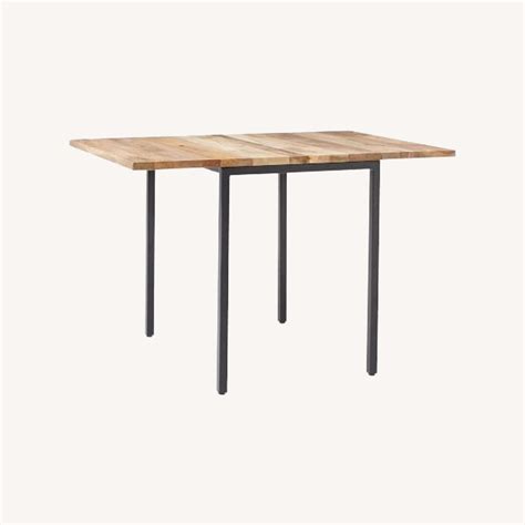 Box Frame Drop Leaf Expandable Table Aptdeco