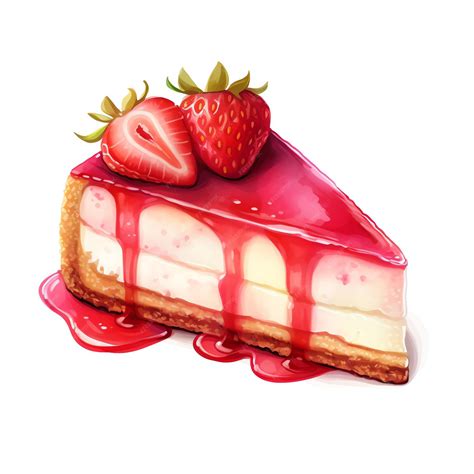 Premium Ai Image Beautiful Strawberry Swirl Cheesecake Slice Tasty