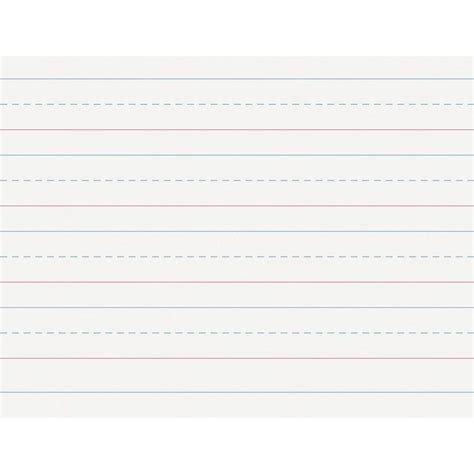 Red And Blue Lined Handwriting Paper Printable Plan Your Year Easily