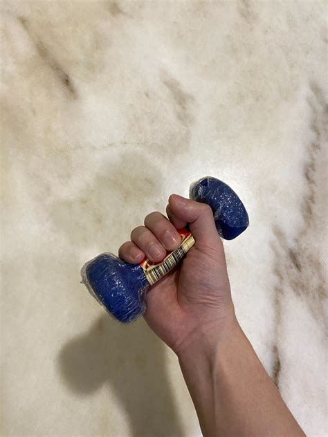 Trojan 1kg Soft Touch Dumbell Sports Equipment Exercise And Fitness Weights And Dumbells On Carousell