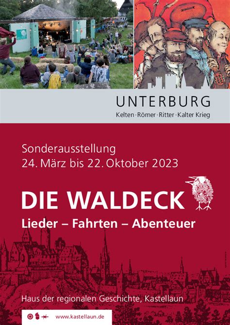 Öffnungszeiten Der Sonderausstellung „die Waldeck
