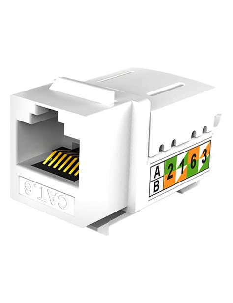 Enmane Cat6 Keystone Jack 90° Angled Rj45 Keystone Jack