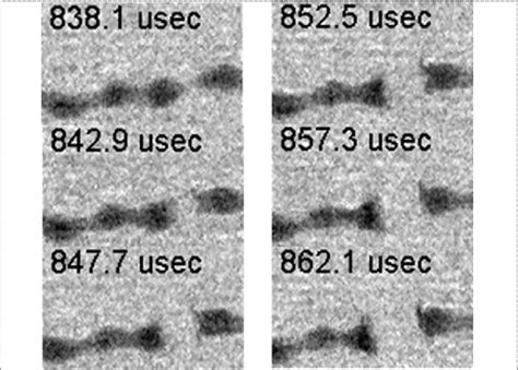 The 210 Khz Imaging Of Fuse Explosion The X Ray Energy Was 40 Kev The