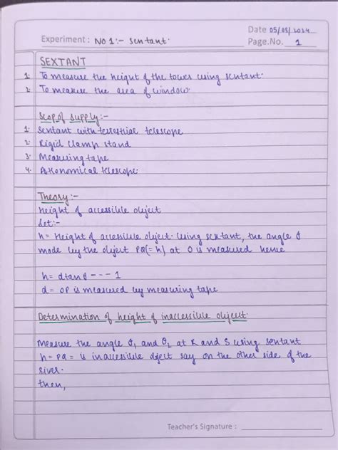 Engineering Physics Lab Practical 1 Sextant Pdf
