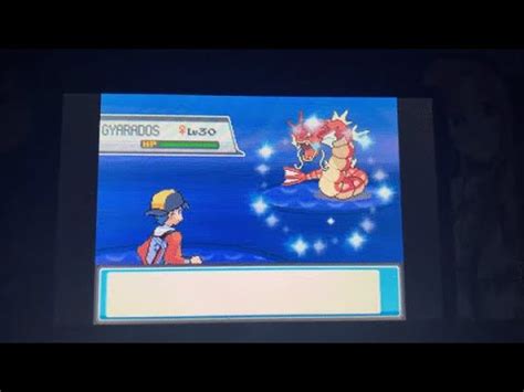 Pokemon Soul Silver Lake Of Rage The Shiny Red Gyarados Youtube