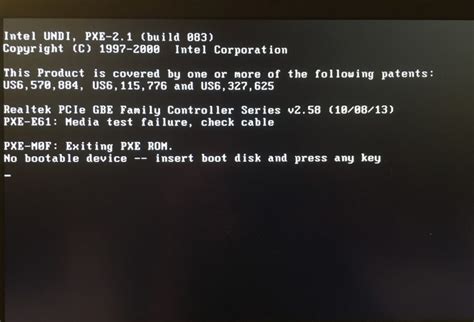 Help Repair Internal Hard Drive Not Found No Boot Device Error