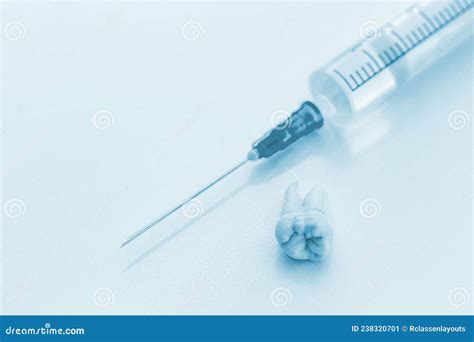 Anesthetic Syringe And Hypodermic Needle Isolated Stock Image 8058907