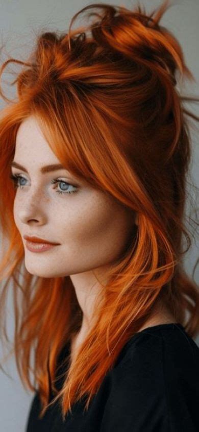 Fall Hair Orange Orange Hair Ideas Pumpkin Orange Hair Red Hair Color