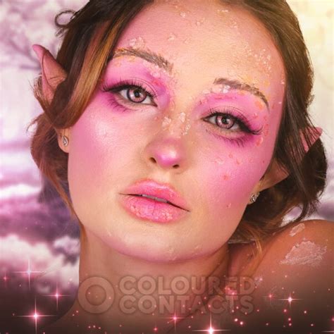 Pixie Pink Daily Fantasy Coloured Contact Lenses