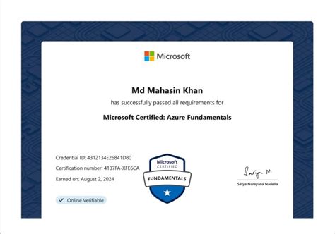 Md Mahasin Khan On Linkedin Microsoftazure Azurefundamentals