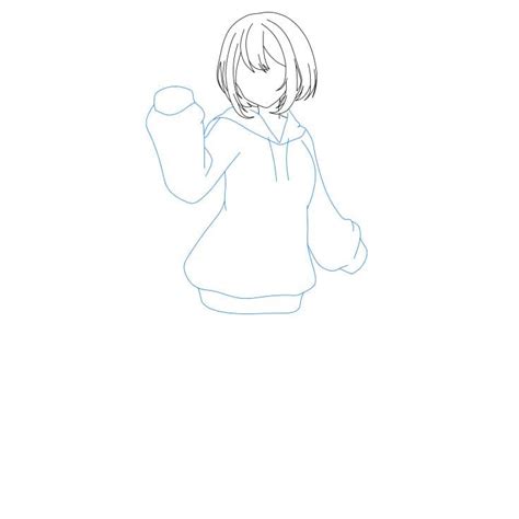How To Draw Anime Girl Hoodie
