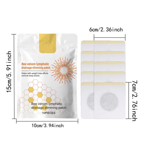 10 Pack Belly Button Detox Slimming Patch Bee Venom Slimming Patch Rapid Weight Loss Sticker Fat
