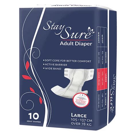 Stick Type Adult Diaper Premium Plus Size Large At ₹ 246 43 Pack In