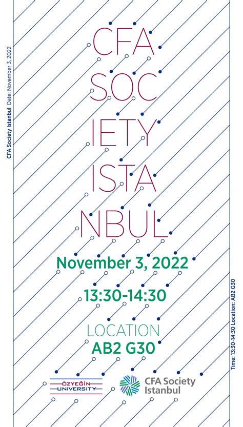 Cfa Society İstanbul Intro To The Cfa Program And Cfa Esg Certificate