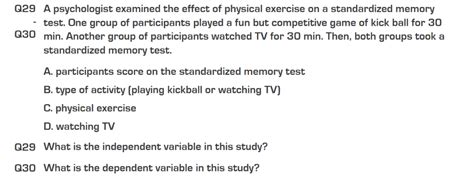 Solved Q29 Apsychologist Examined The Effect Of Physical