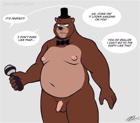 Rule 34 Anthro Bear Brown Fur Chubby Cosplay Fiercedeitylynx Five Nights At Freddys Freddy